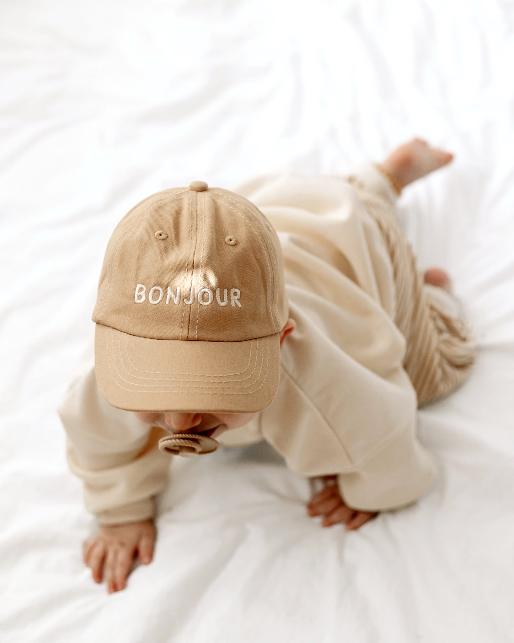 Cap Bonjour - Light Camel – Mabookids
